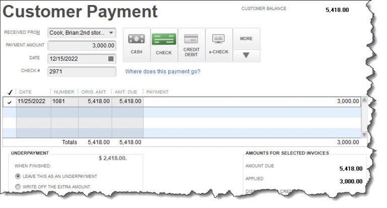 How to Receive Payments the Right Way in QuickBooks - Welcome to ...